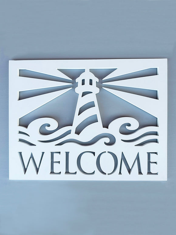 Lighthouse Welcome House Plaque – Nature Brackets