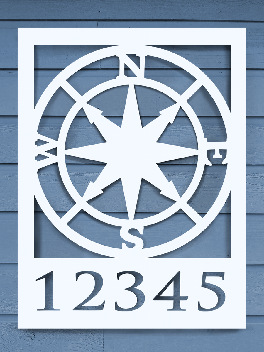 Compass House Plaque | Nature Brackets